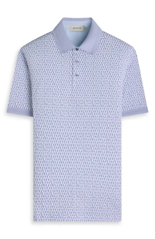 Bugatchi Vance Ooohcotton® Golfer Print Polo