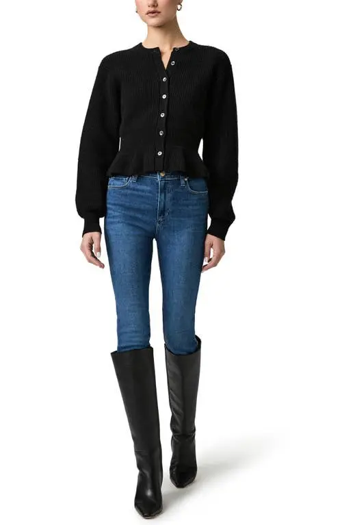 Paige Cindy High-waist Ankle Straight Leg Jeans - Aerial
