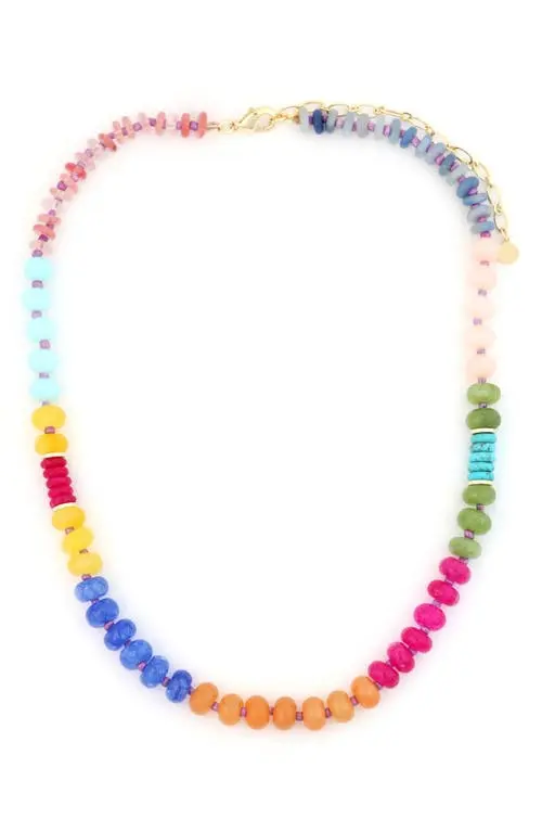 PANACEA Mixed Stone Beaded Necklace - Multi