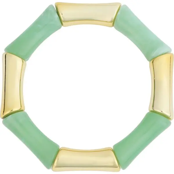 PANACEA Beaded Stretch Bracelet - Green