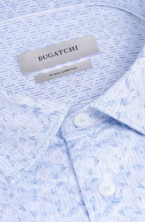 Bugatchi Jimmy Ooohcotton® Leaf Print Button-up Shirt