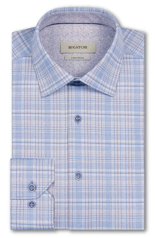 Bugatchi Jimmy Ooohcotton® Plaid Button-up Shirt - Cobalt