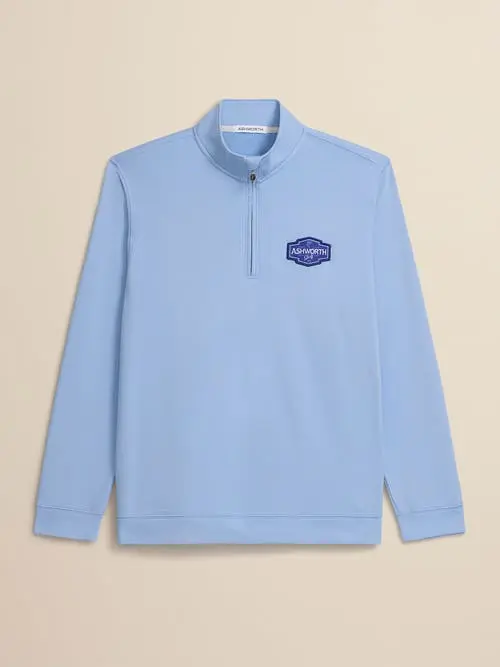 ASHWORTH GOLF Agc Vintage 1/4 Zip - Chambray