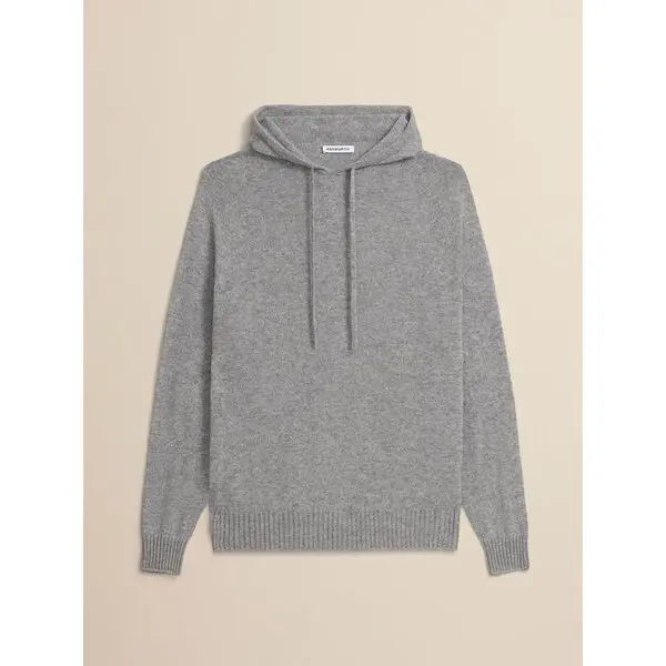 ASHWORTH GOLF Gauzy Cashmere Hoodie - Silver