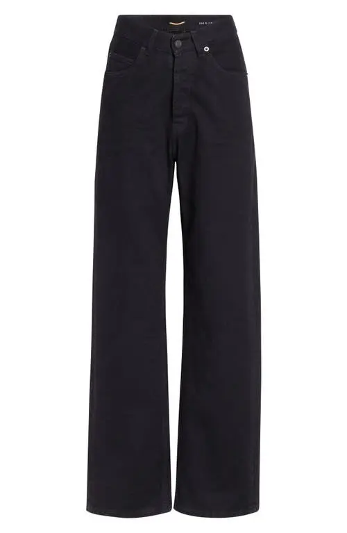 Saint Laurent V-waist Straight Leg Jeans