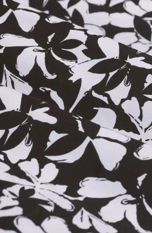 Bugatchi Jackson Print Camp Shirt - Black