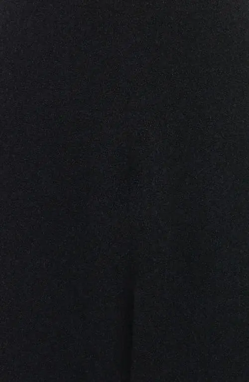 House Of Cb Bouclè Knit Tapered Pants - Black