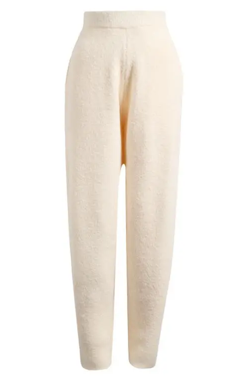 House Of Cb Geena Bouclé Knit Pants - Ivory