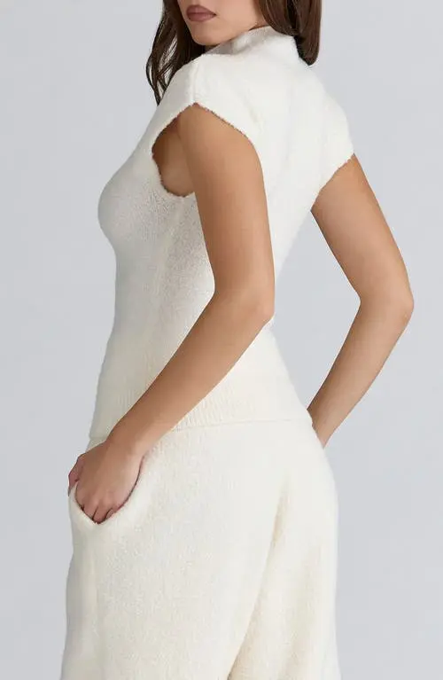 House Of Cb Caia Fluffy Knit Top