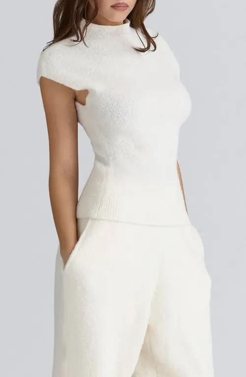 House Of Cb Caia Fluffy Knit Top