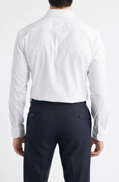 BOSS Hank Slim Fit Stretch Cotton Dress Shirt - White