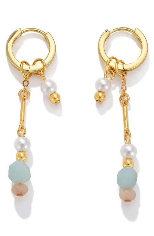 LA MENO Soft Dawn Hoop Earrings - Gold