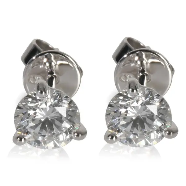 MYGEMMA 1.52 Ctw White Gold Lab-grown Diamond Earrings - White_gold
