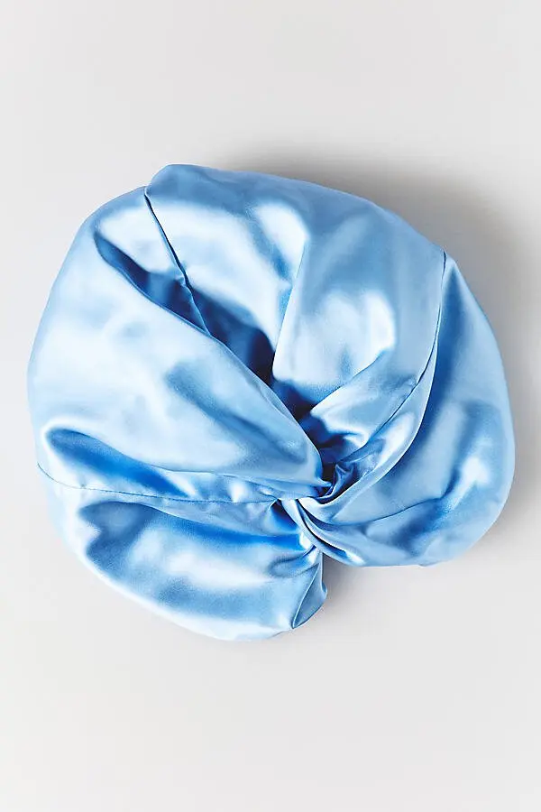 Slip Silk Hair Wrap - Cornflower
