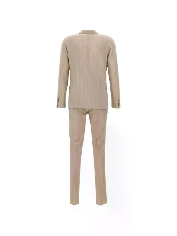 Corneliani Pinstripe Double-breasted Suit - Neutrals