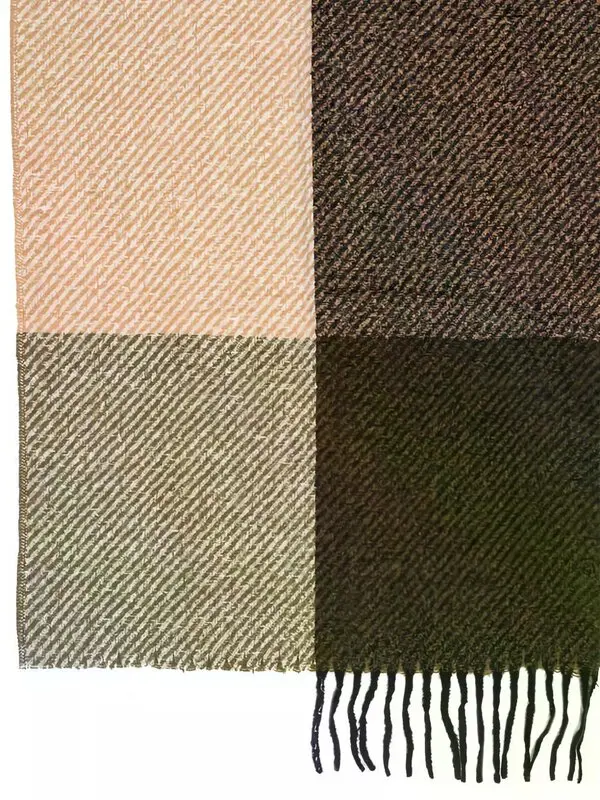 GOIA Printed Fringed Scarf