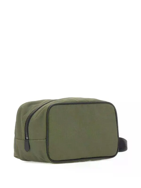 GIANNI CHIARINI Leather Trim Wash Bag