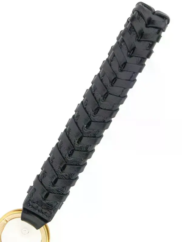 GIANNI CHIARINI Braided Leather Keyring