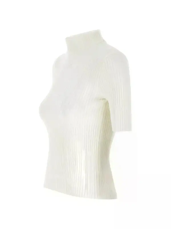 COURREGES Ribbed Knit Sweater