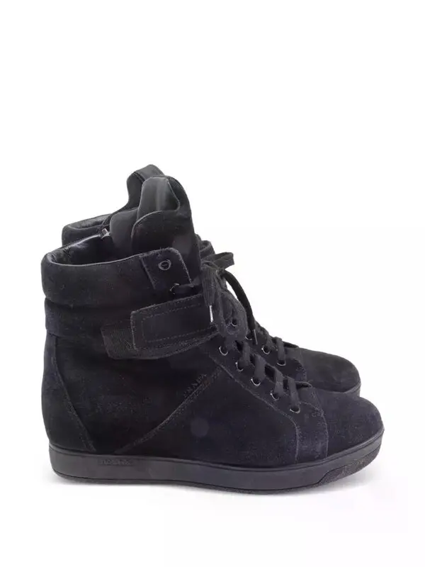 Prada Suede High-top Sneakers