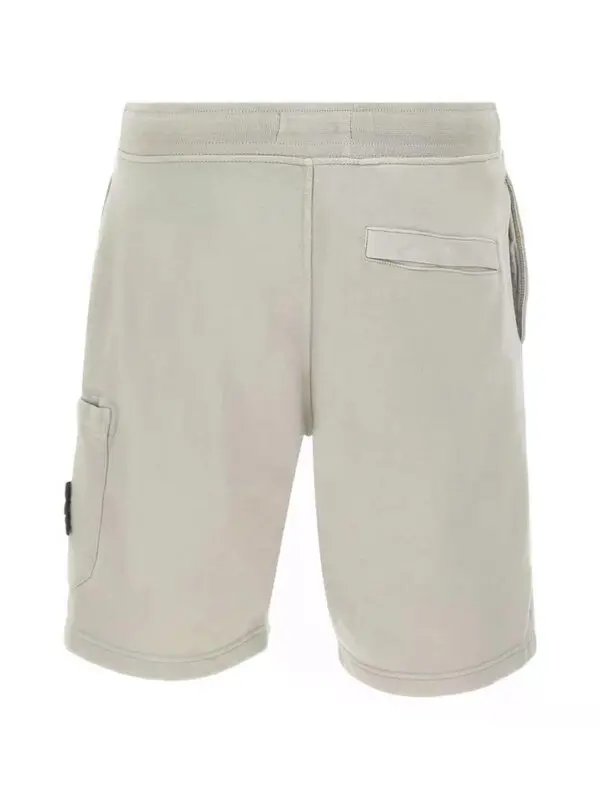 Stone Island Drawstring-fastening Cotton Shorts - Neutrals