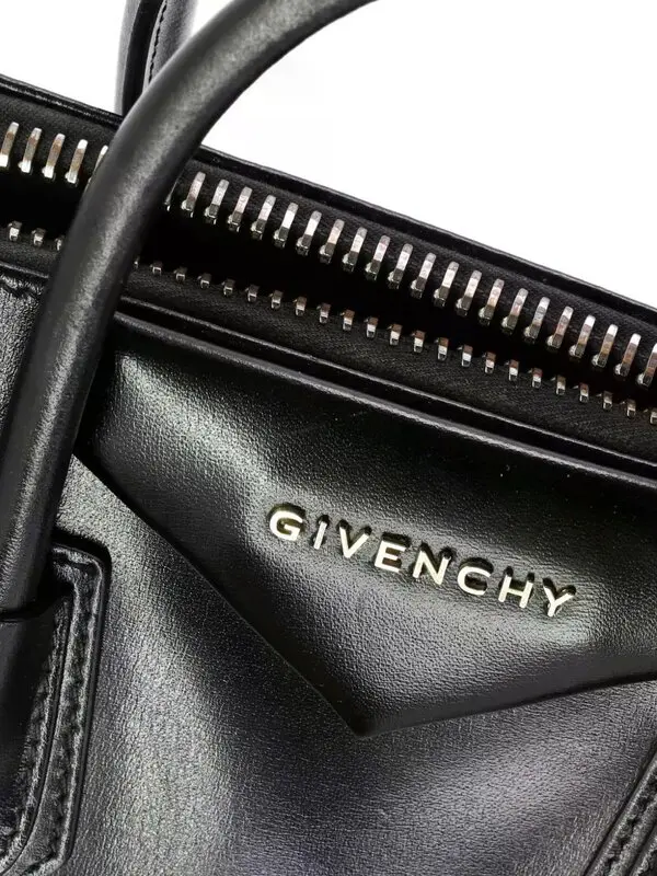 Givenchy Antigona Small Satchel Glazed Leather - Black