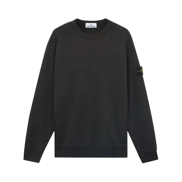 Stone Island Fleece Sweatshirt 'lead - Grey
