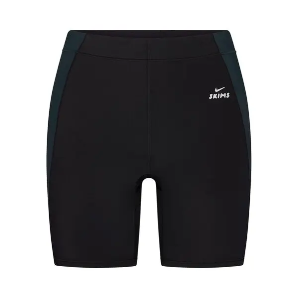NIKESKIMS Shine High-waisted 5" Biker Shorts 'obsidian/dark Teal - Black