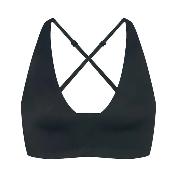 NIKESKIMS Shine V-neck Bra 'dark Teal/dark Teal - Blue