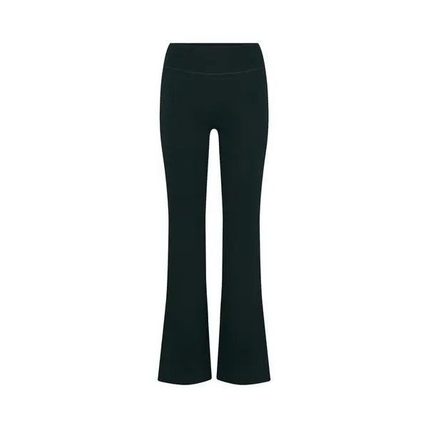 NIKESKIMS Matte High-waisted Slim Flared Leggings 'dark Teal/dark Teal - Blue
