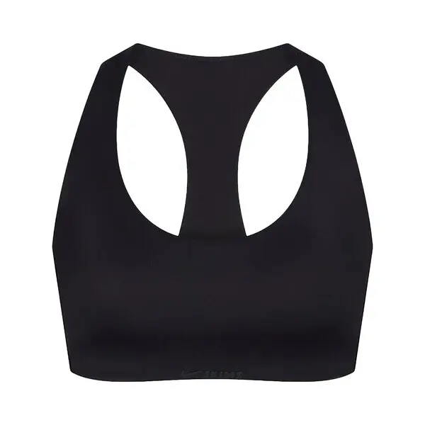 NIKESKIMS Shine Racer Back Bra 'obsidian - Black
