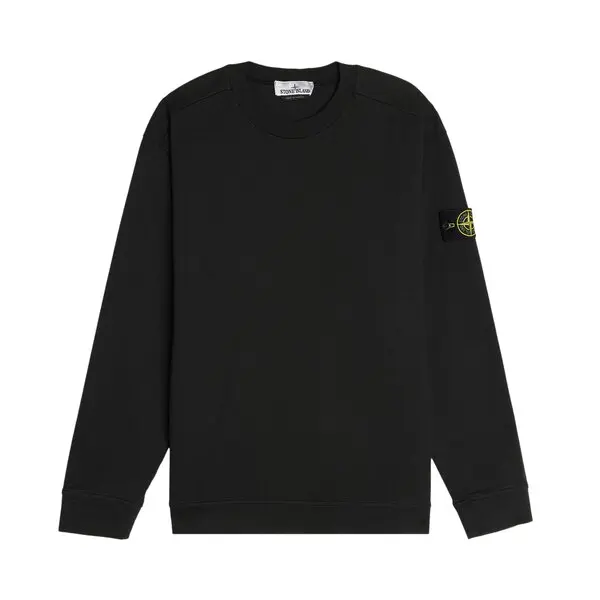 Stone Island Garment Dyed Sweatshirt - Black