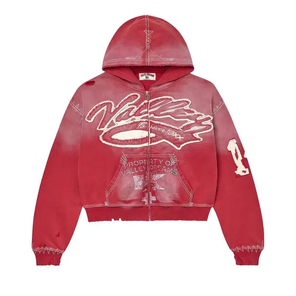 VALE FOREVER Religion Zip Up 'burn - Red