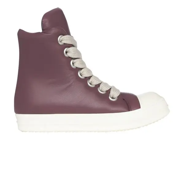Rick Owens Jumbo Lace Padded Ramones High 'amethyst - Purple