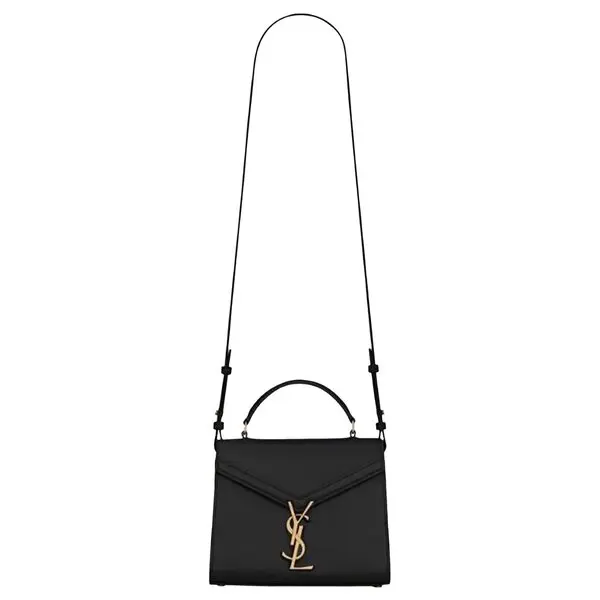 Saint Laurent Cassandra Mini Top Handle - Black