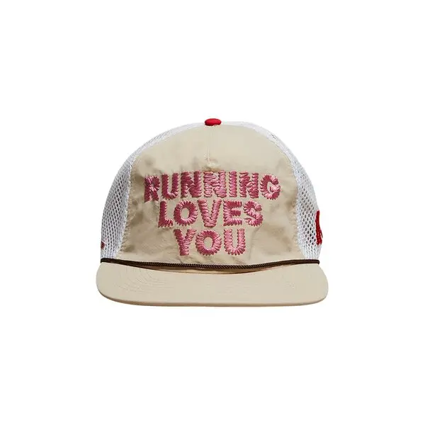ALEX ZONO Running Loves You Trucker Hat - Pink