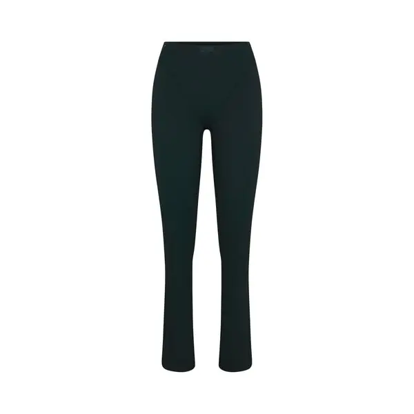 NIKESKIMS Matte High-waisted V-panel Straight Leggings 'dark Teal/dark Teal - Blue