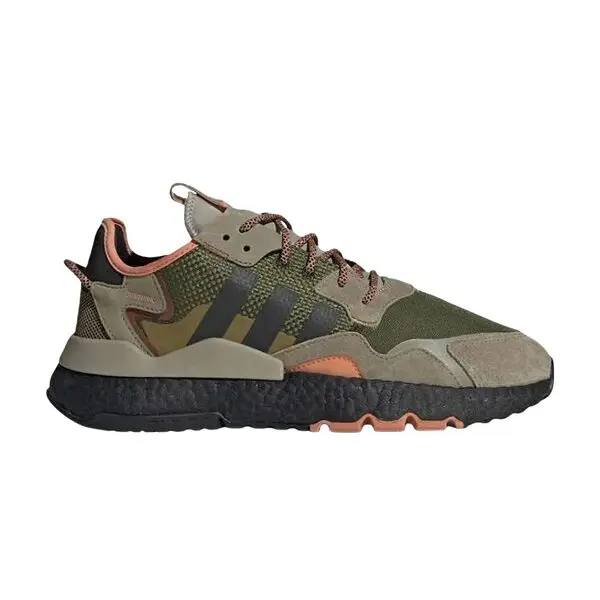 Adidas Nite Jogger Dark Green - Brown
