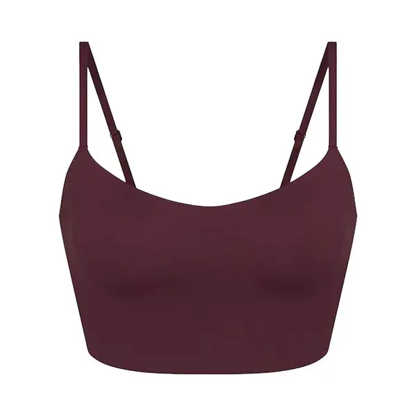 NIKESKIMS Matte Cami Bra Top 'currant