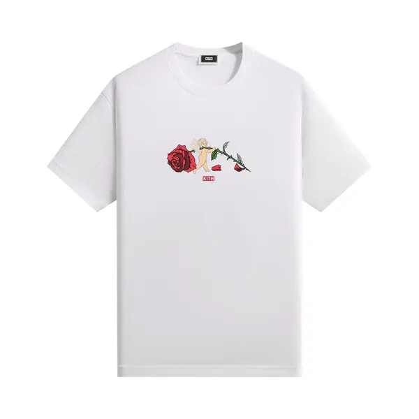 Kith Cupid Rose Tee - White