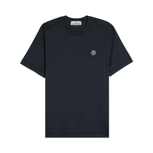 Stone Island Compass Patch Logo T-shirt 'navy - Blue