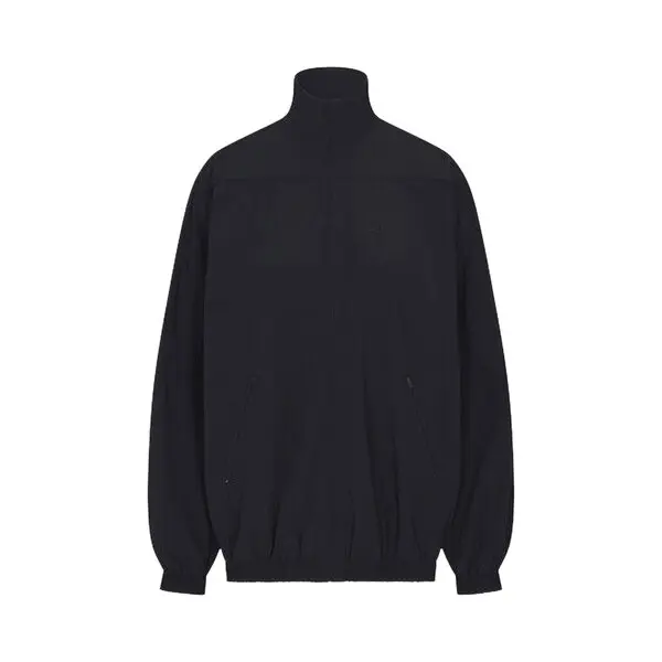 NIKESKIMS Woven Nylon Oversized Track Jacket 'obsidian - Black