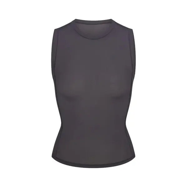 NIKESKIMS Vintage Weightless Layers Sleeveless Top 'lead - Grey
