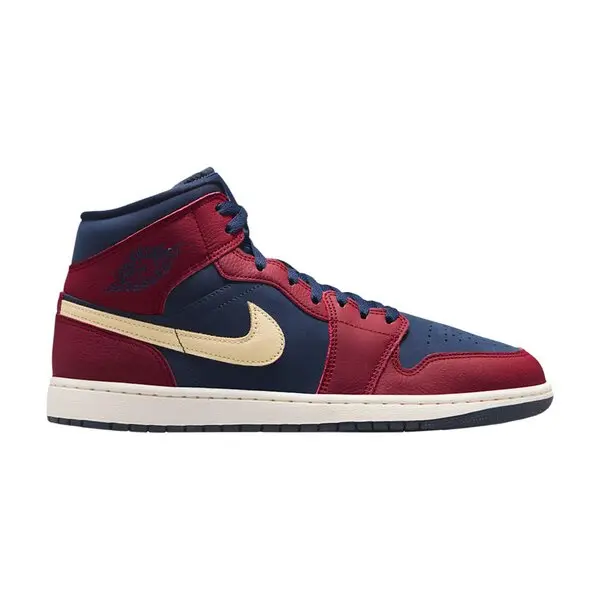 JORDAN 1 Mid Se 'team Obsidian - Red