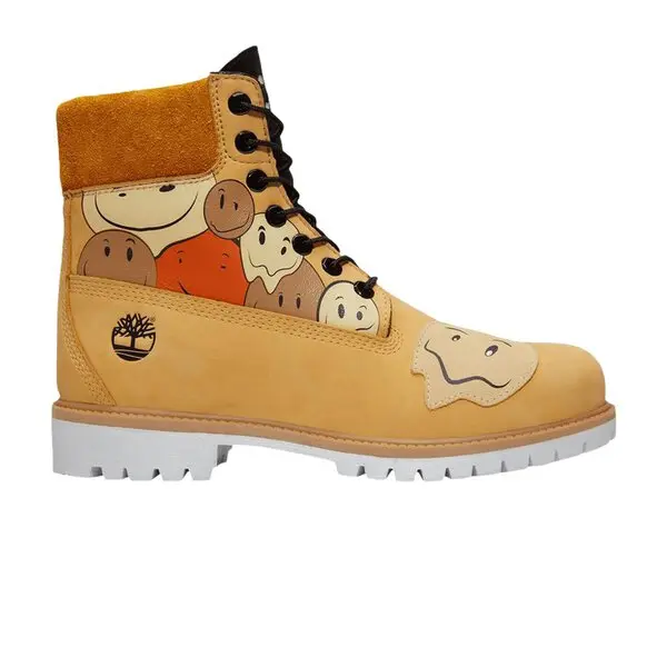 Timberland Cnstnt Dvlpmnt X Wmns 6 Inch Premium Waterproof Boot 'melted Smileys - Yellow