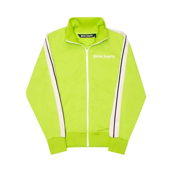 Palm Angels Classic Track Jacket 'lime /off White - Green