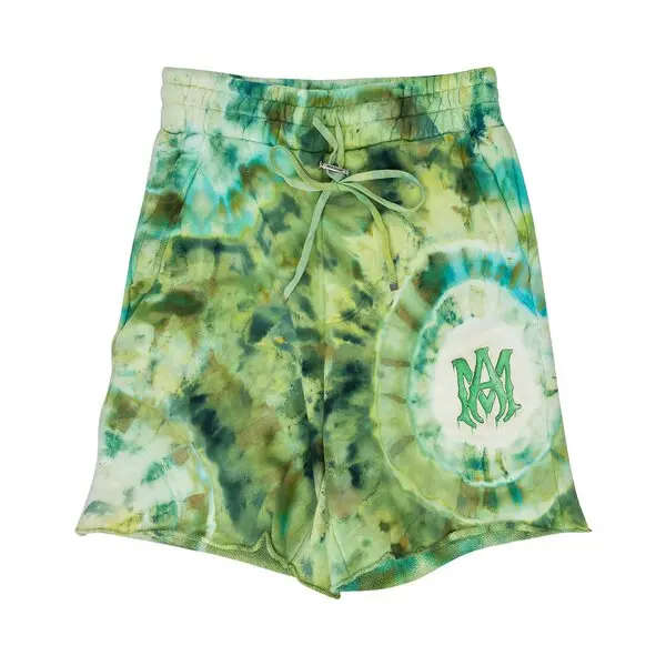 Amiri Tiedye Ma Sweatshort - Green