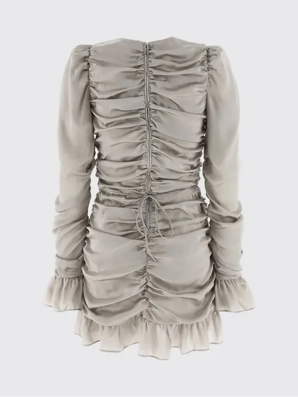 ROTATE BY BIRGER CHRISTENSEN Ruched Bow Detailed Dress