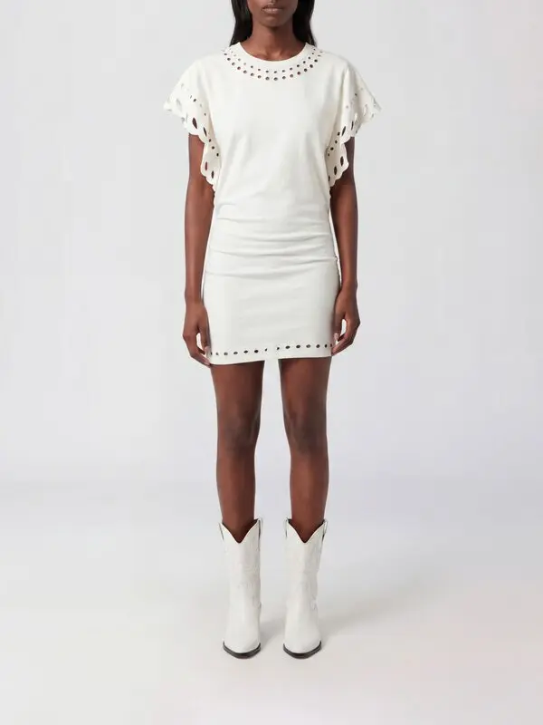 Isabel Marant Étoile Cut-out Mini Dress - Beige