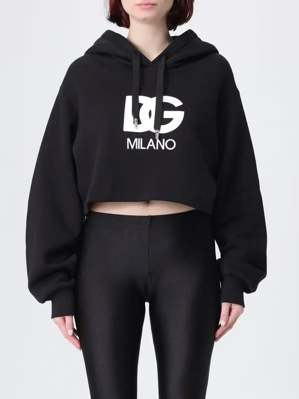 Dolce & Gabbana Cropped Logo Hoodie